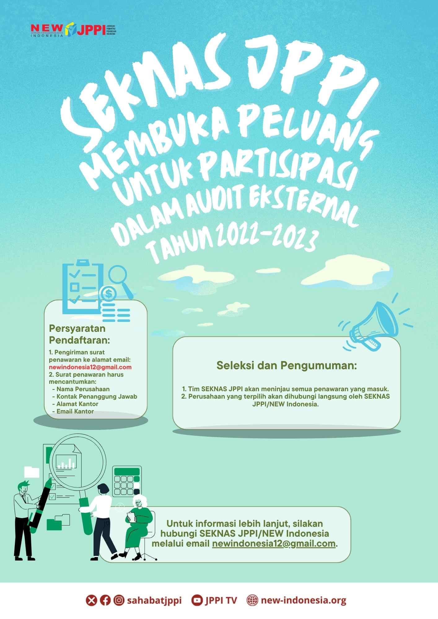Seknas JPPI Membuka Peluang Partisipasi dalam Audit Eksternal 2022-2023 ...